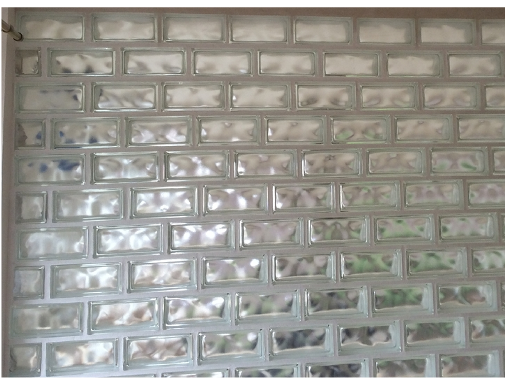 Glass Block With A Running Bond | Glass Block Blogger