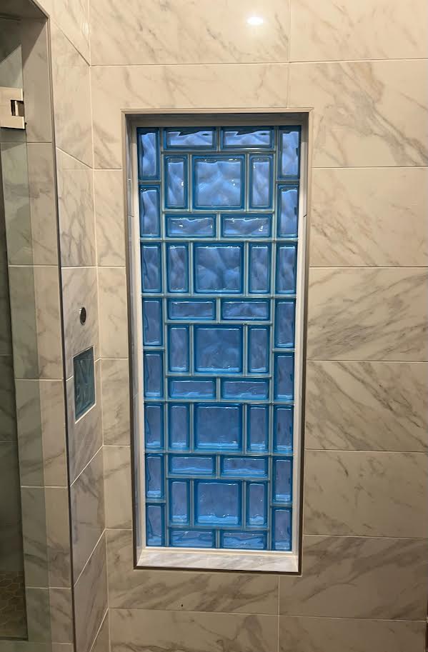 Meet our Azure Color Glass! | Glass Block Blogger